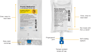 Quality Premix Medications in freeflex® IV bags from Fresenius Kabi