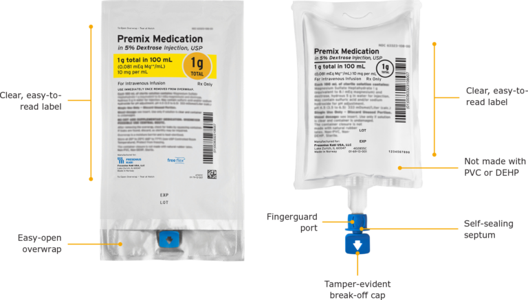 Quality Premix Medications in freeflex® IV bags from Fresenius Kabi