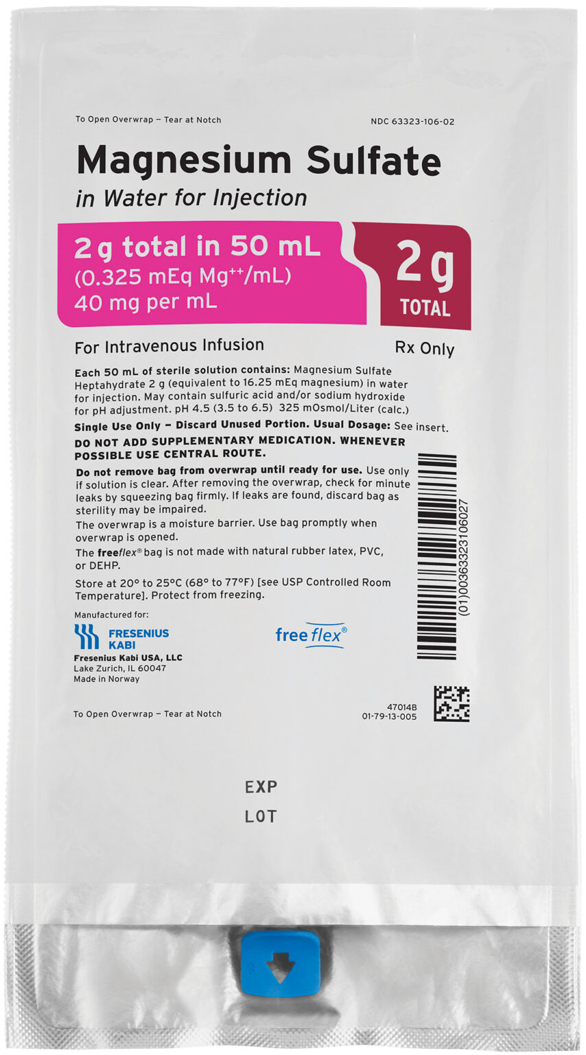 Magnesium Sulfate Injection | Fresenius Kabi