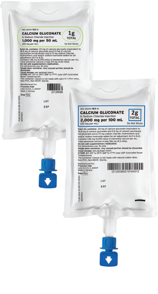 Calcium Gluconate in Sodium Chloride Injection | Fresenius Kabi