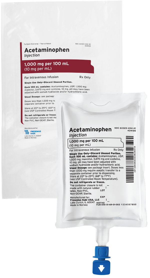 Acetaminophen Injection for Intravenous Use | Fresenius Kabi