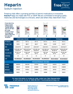 Heparin Sodium Injection | Fresenius Kabi